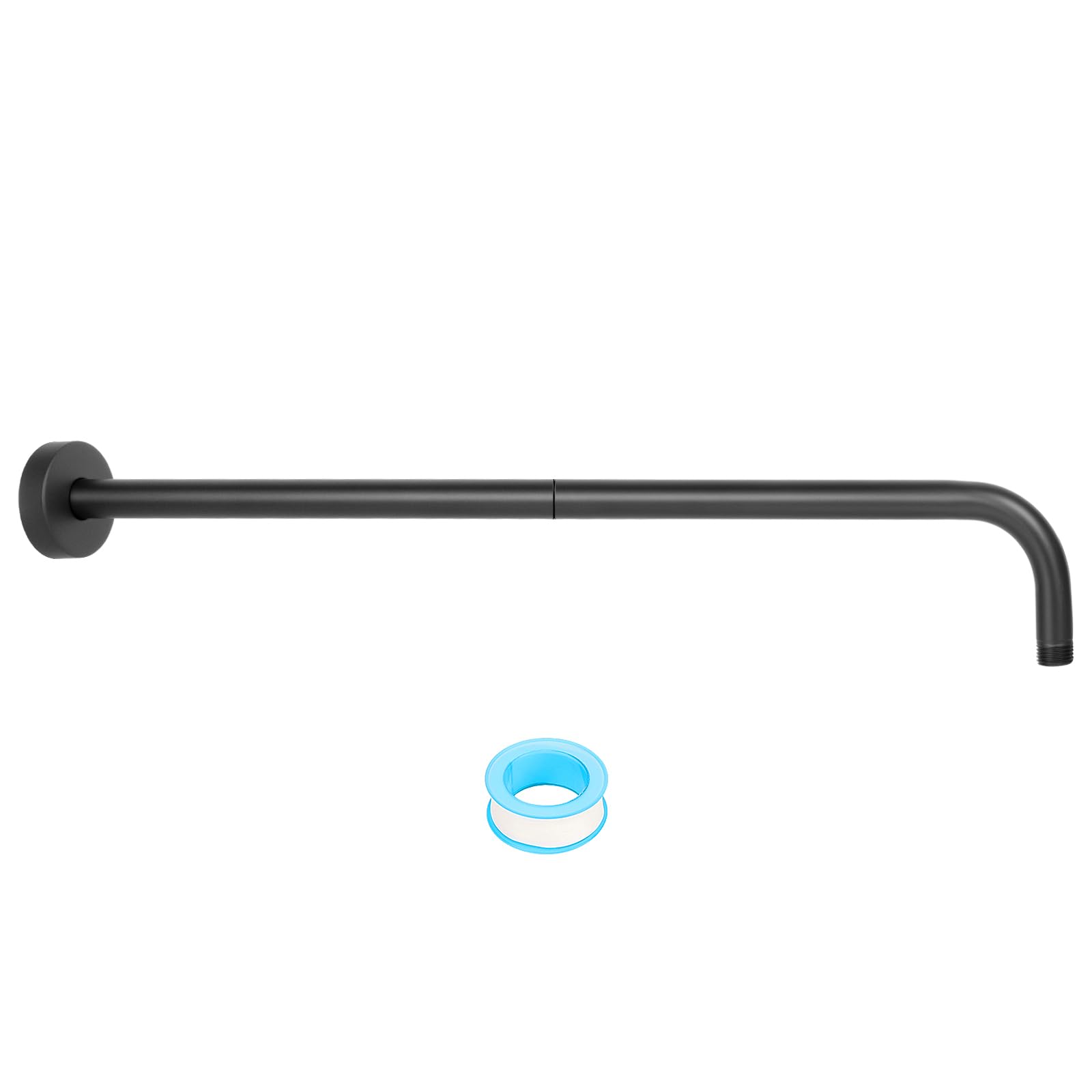 NearMoon Shower Arm, Extra Fixed Arm with Flange, Stainless Steel Wall ...