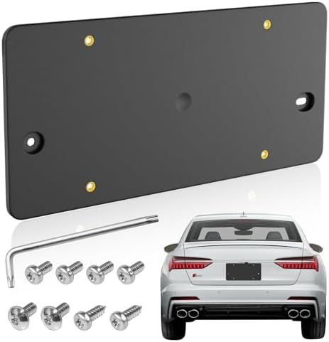 Amazon.com: YIDEEAUTO Rear License Plate Bracket Holder for Audi A3 A4 ...