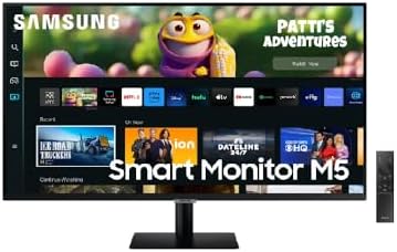 SAMSUNG Monitor Plano 32" M5 con Experiencia Smart TV Color Negro ...