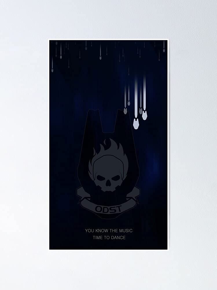 Halo Odst Symbols Wall