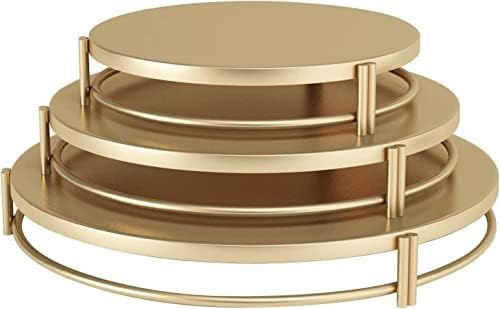 Amazon.com: Yarlung 3 Pack Gold Cake Stands, 8/10/12 Inch Metal Cupcake ...