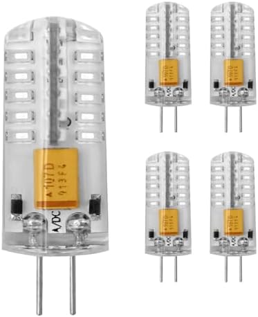 G4 Blue LED Light Bulbs 2.5W AC/DC 12V 24V Bi-Pin Base Equivalent to ...