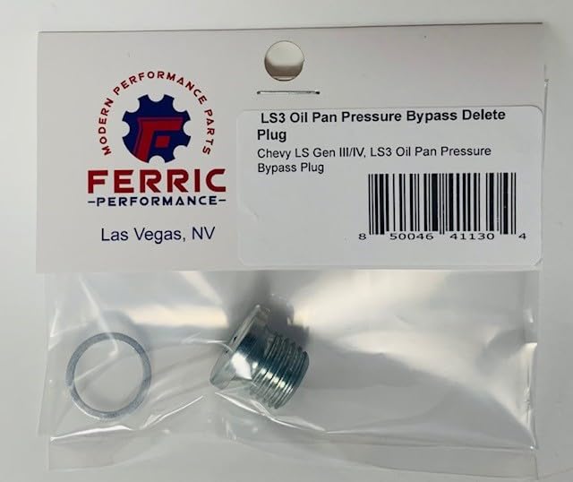 Amazon.com: Ferric Performance - Chevy LS Oil Pan Oil Pressure Relief ...