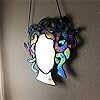 Amazon.com: Stained Glass Medusa Mirror, Mirror Wall Decor, Mirrors for ...