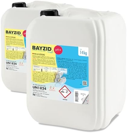 BAYZID® pH Plus Liquide - Augmenteur de pH pour Piscine - Bidon de 28 ...