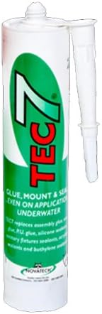 TEC 7 Tec 7 535596 290ml Adhesive Cartridge - White : Amazon.co.uk: DIY ...