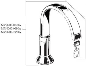 Amazon.com: American Standard M950200-0020A - ROD ASSEMBLY, CHROME ...