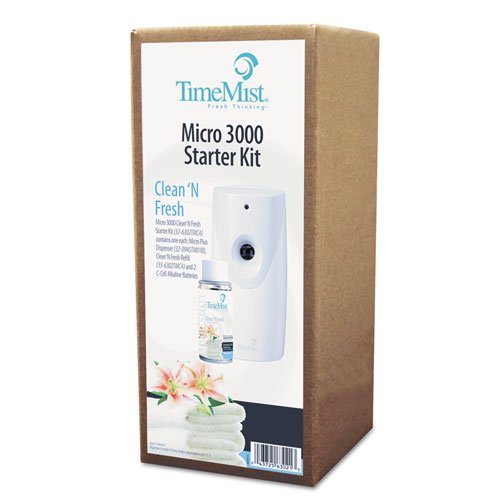 Amazon.com: TimeMist 3000 Shot Micro Starter Kit, Clean N' Fresh, White ...