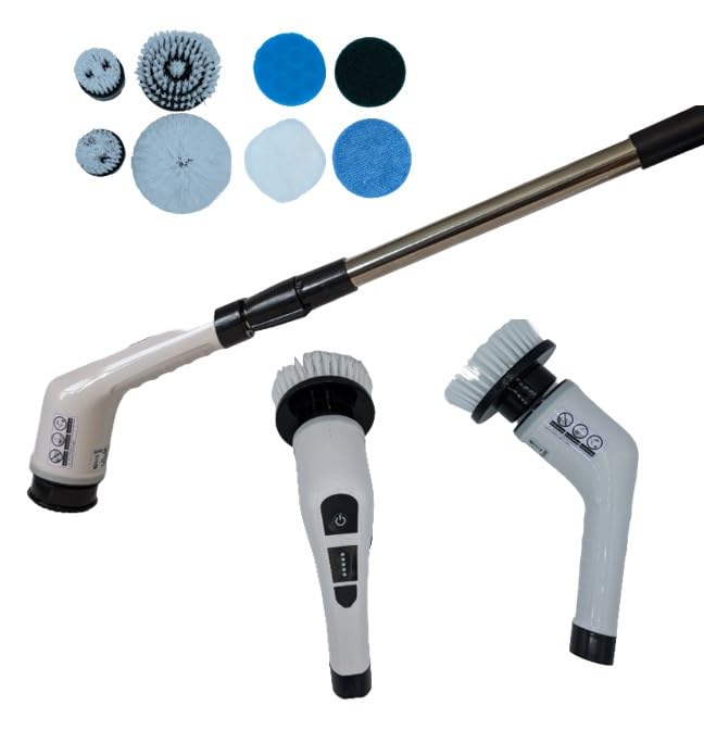 Amazon.com: Electric Power Scrubber, 9-Piece, Cordless Power Scrubbing ...