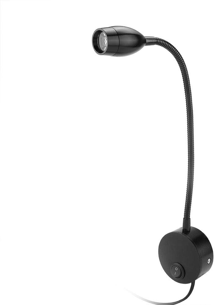 Amazon.com: Adjustable Bedside LED Light Lamp Flexible Gooseneck LED ...