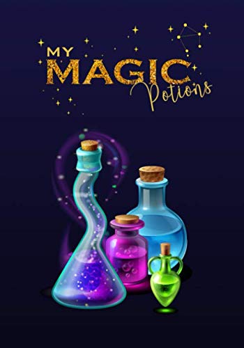 My Magic Potion : Blank Dotted Grid Notebook: with Decorative ...