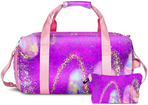 Amazon.com | Duffle Bag for Girls Overnight Bag Gymnastics Sports Bag ...