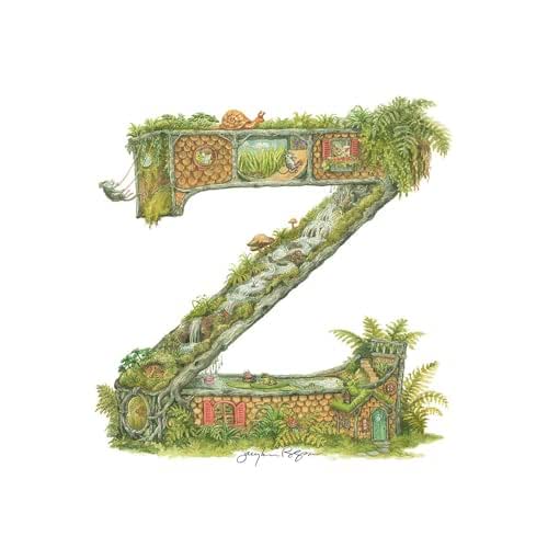 Amazon.com: Capital Letter Prints (Capital Z, Fine Art Paper ...
