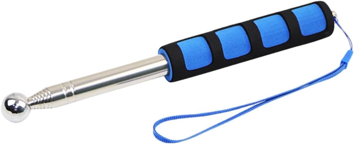 Telescopic Pole Long Self Defense Stick Retractable Knuckle with Non ...