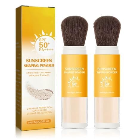 Amazon.com: Jaysuing Powder Sunscreen - Mineral SPF 50 PA+++ Sunscreen ...