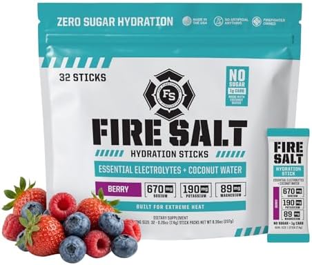 Amazon.com: Fire Science Fire Salt Hydration Sticks, Electrolytes ...