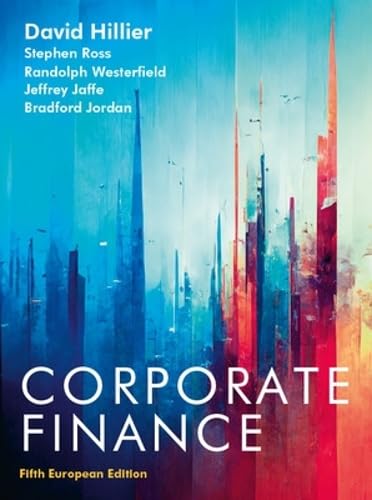 Corporate Finance 5e: David Hillier: 9781526849915: Amazon.com: Books