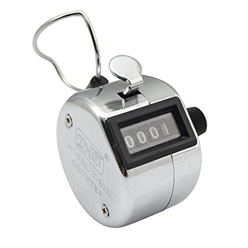 billion BAG Tele Manual Hand Tally Counter for Money Counting (Silver ...