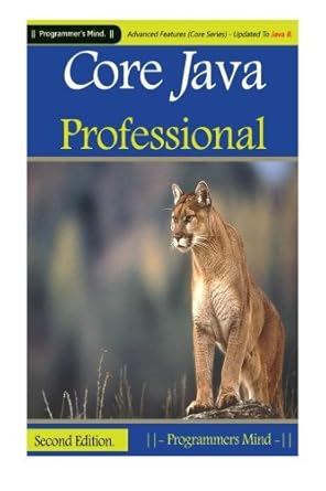 Core Java Professional: Advanced Features (Core Series) Updated To Java ...