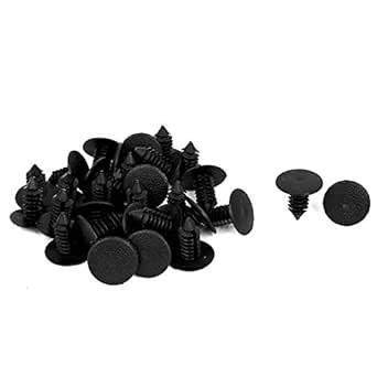 Amazon.com: 30pcs 9mm x 8mm Hole Plastic Car Fender Fir Tree Clips ...