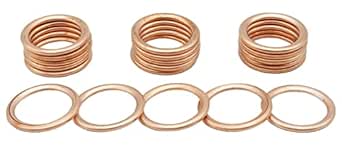 Dsnaduo 20 PCS Oil Drain Plug Gasket,Copper Crush Washer M16 Replaces ...