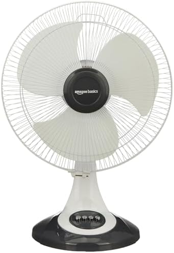Buy amazon basics High-Speed Table Fan I 3 Adjustable Fan Speeds | Rust ...