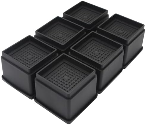 MYMULIKE Stackable Furniture Risers, 2 Inch Bed Risers, 4/6/8 Pack ...