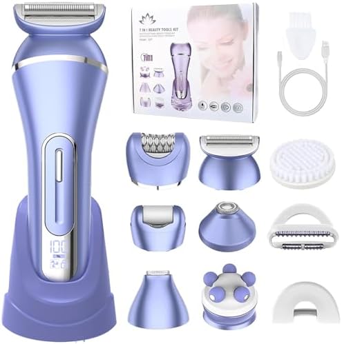 Amazon.com : Hatteker Electric Shaver for Women Lady Epilator Electric Razors Kit Hair Remover ...
