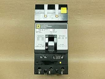 SQUARE D KA36150 Molded CASE 3P 150A AMP 600V I-LINE Circuit Breaker ...