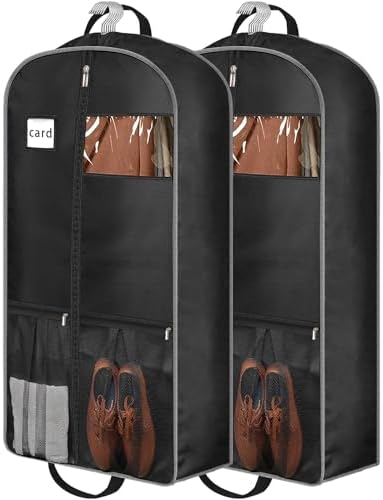 Amazon.com: Zilink Heavy Duty Garment Bags for Travel 43”Suit Bags for ...