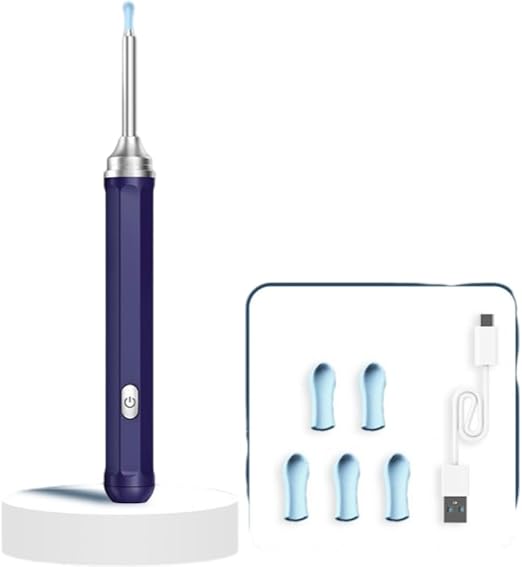 Amazon.com: Smart Visual Ear Cleaner Ear Sticks Otoscope USB C Charging ...