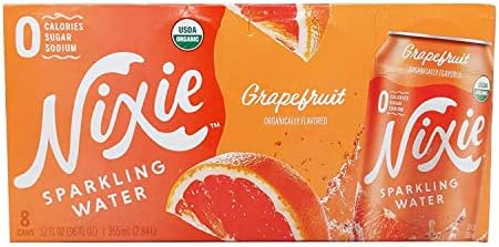Amazon.com: Nixie Sparkling Water Organic Lime Ginger Sparkling Water 8 ...