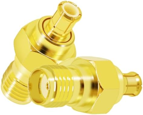Amazon.com: CNARIO SMA MCX Coax Adapter SMA Female to MCX Male Coaxial Connector Gold Plated ...