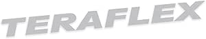Amazon.com: Logo Stickers 45 Inch Silver TeraFlex : Automotive
