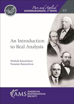 Amazon.com: An Introduction to Real Analysis (Pure and Applied ...
