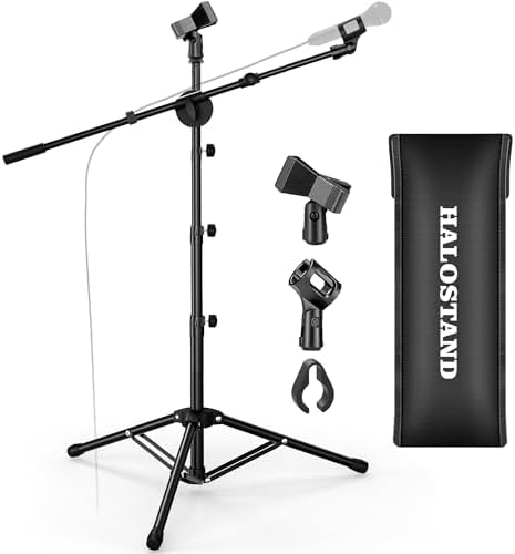Amazon.com: K KASONIC - Microphone Stand, Heavy Duty Adjustable ...