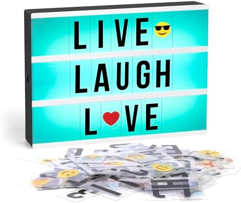 My Cinema Lightbox - Rose Gold Light Box, 4x6 inches - Micro LED ...