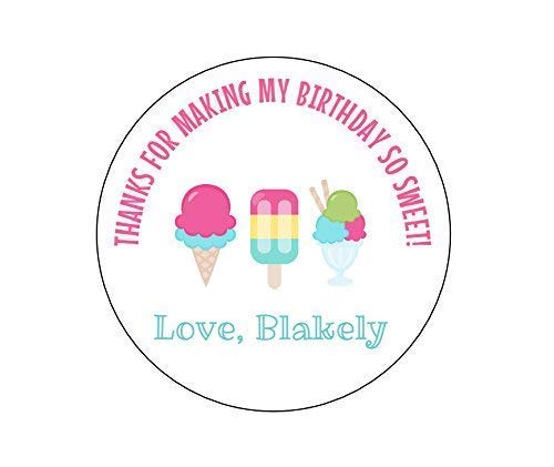 Amazon.com: Ice Cream Mix Stickers - Set of 12 : Arts, Crafts & Sewing