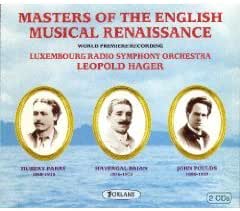 Masters of English Musical Renaissance | Amazon.com.br