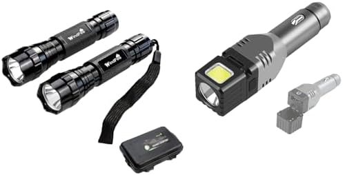 WINDFIRE Small Flashlights Kit - 501B LED Flashlight, Single Light Mode ...