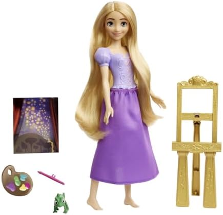 Disney Princess Toys, Rapunzel Fashion Doll with Pascal Figure and ...