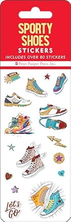 Sporty Shoes Sticker Set (Over 80 Stickers) (Sticker Sheets): Peter ...