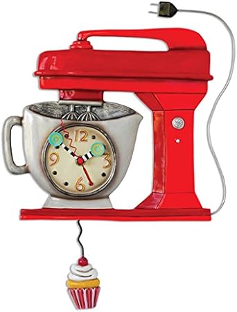 Amazon.com: Allen Design Studios "Vintage Mixer Red" Mixer Kitchen Wall ...