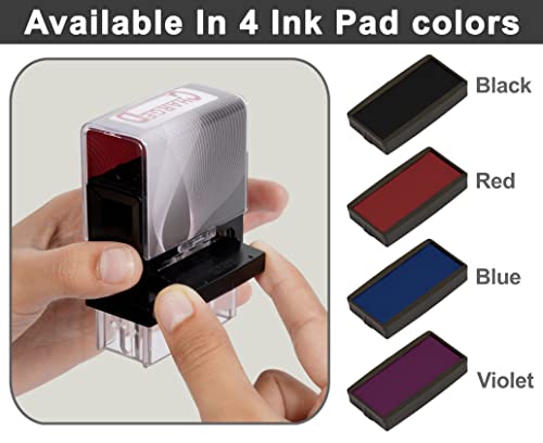 Please Sign & Return Self Inking Rubber Stamp Black Ink Office Stamp ...