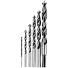 DEWALT Drill Bit Set, Brad Point, 6-Piece (DW1720) , Black - Brad Point ...