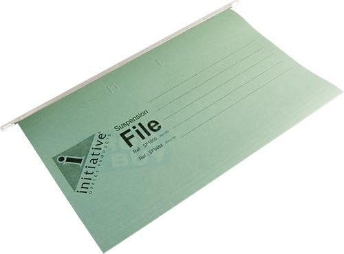 Pack of 10 Green A4 Hanging Suspension Files Tabs Inserts Filing ...