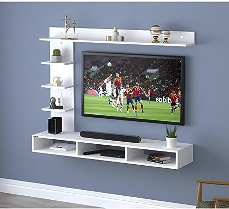 Credible BazarMultipurpose Wooden Wall Shelf 2 Interlock and A Set Top ...