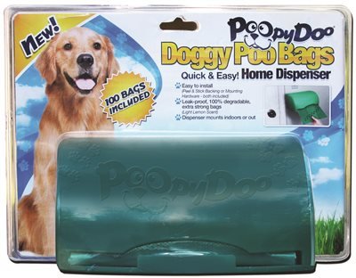 Poopy Doo Dog Waste Bag Dispenser With 100-Bag Roll - 2 Dispensers ...