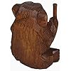 Amazon.com: 6 Inch Rude Monkey Flipping The Bird Middle Finger Wooden ...