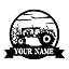 Amazon.com: Custom Tractor Driver Metal Wall Art,Personalized Farm ...